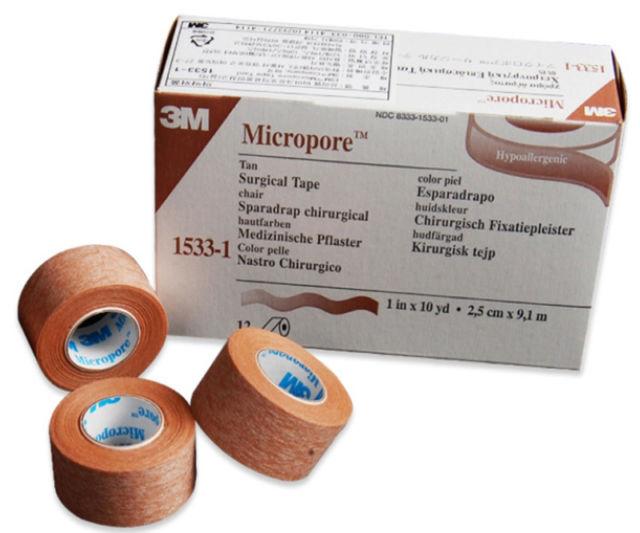 3M™ Micropore™1533-0 Paper Skin Tape 1/2 Inch X 10 Yard Tan – Beyond ...